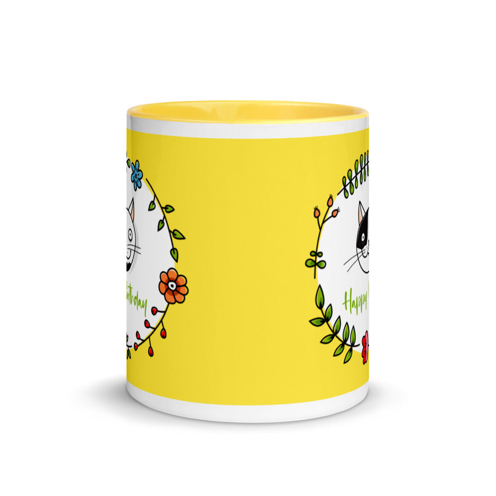 Meow HAPPY BIRTHDAY Mug